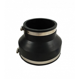 Flexible rubber reducer 110x75mm
