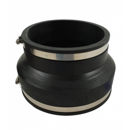 Flexibele rubber verloopsok/mof 250x200mm