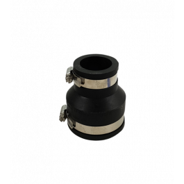 Flexibele rubber verloopsok/mof 63x40mm