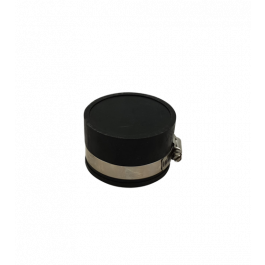 Flexibele rubber eindkap 63mm