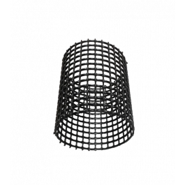 Grid Tube Ø 160mm x Length 1000mm (black)