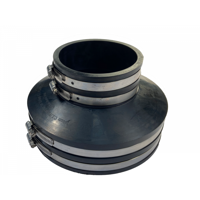 Flexibele rubber verloopsok/mof 200x110mm