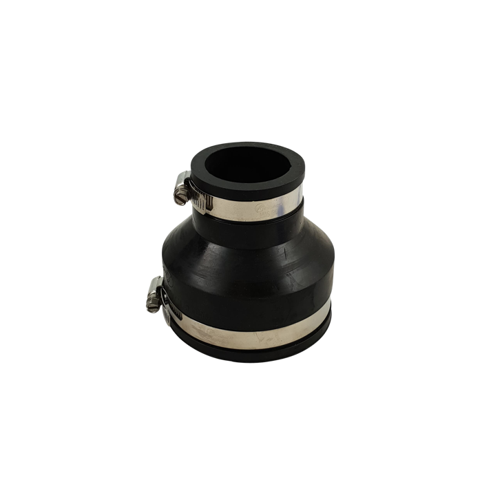 Flexibele rubber verloopsok/mof 90x50mm